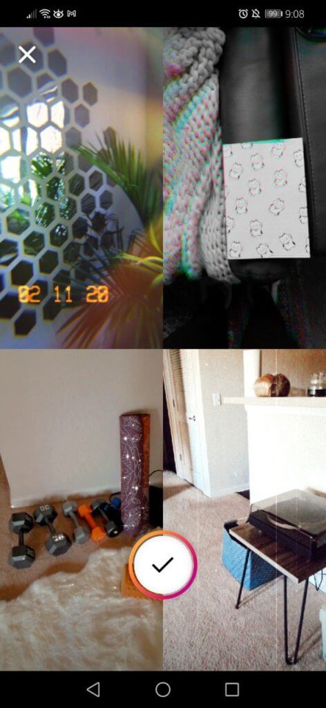 How to Layer Multiple Pictures on One Instagram Story